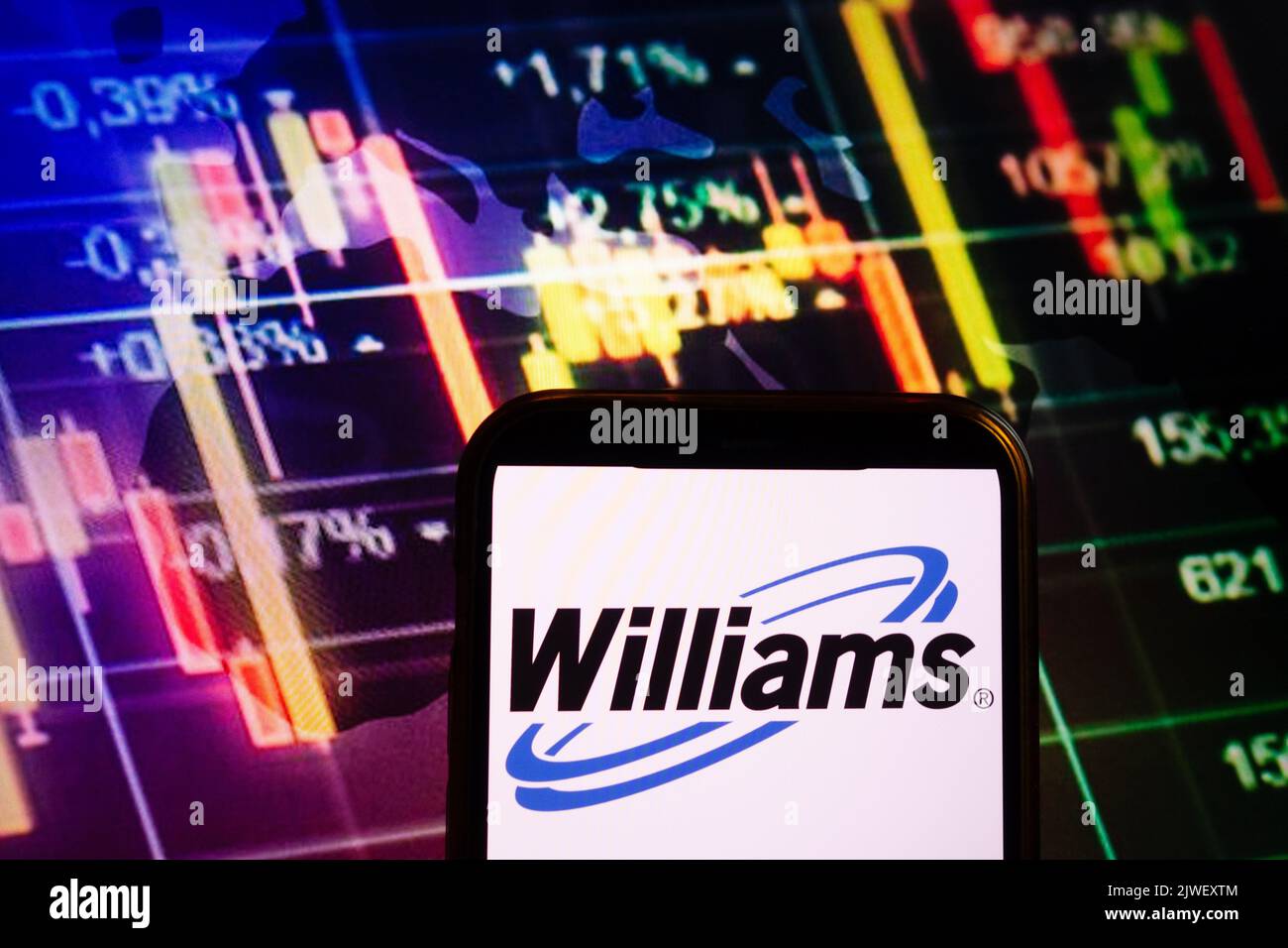 KONSKIE, POLAND - September 04, 2022: Smartphone displaying logo of ...