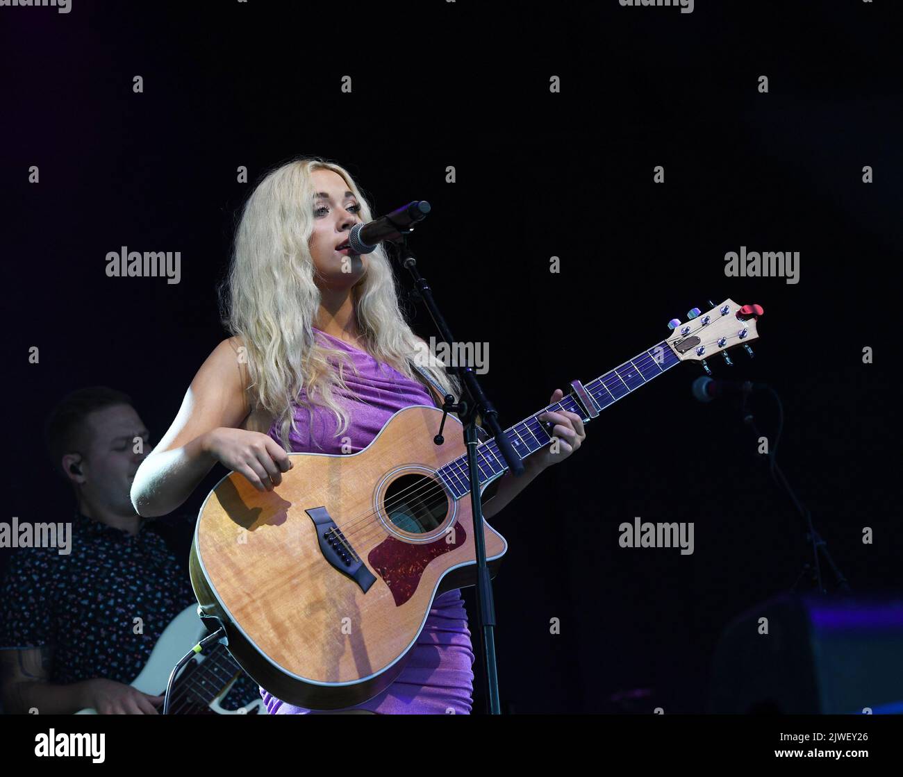 September 4, 2022, Portsmouth, Virginia, USA: MEGAN MORONEY brings some ...