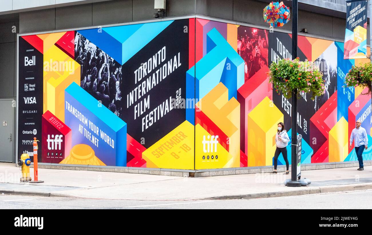 TIFF billboard, Toronto, Canada, 2022 Stock Photo - Alamy