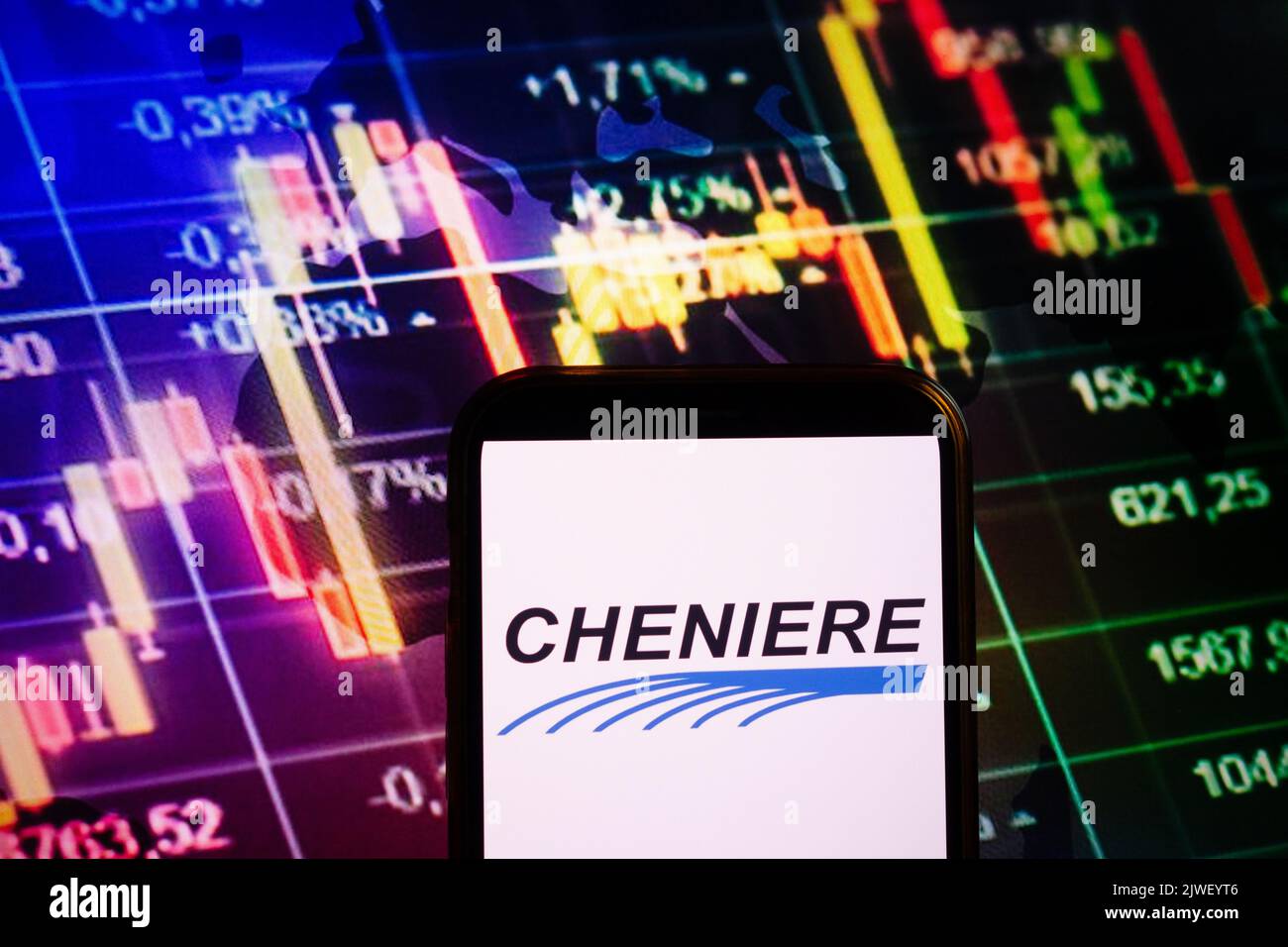 KONSKIE, POLAND - September 04, 2022: Smartphone displaying logo of ...