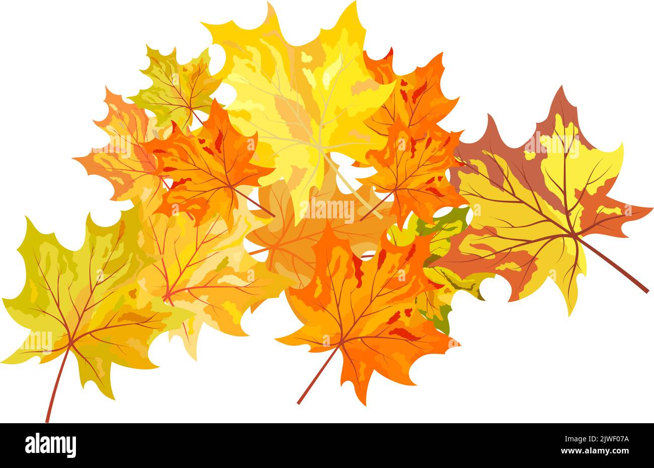 Autumn Element for creating great fall design. Vector illustration ...