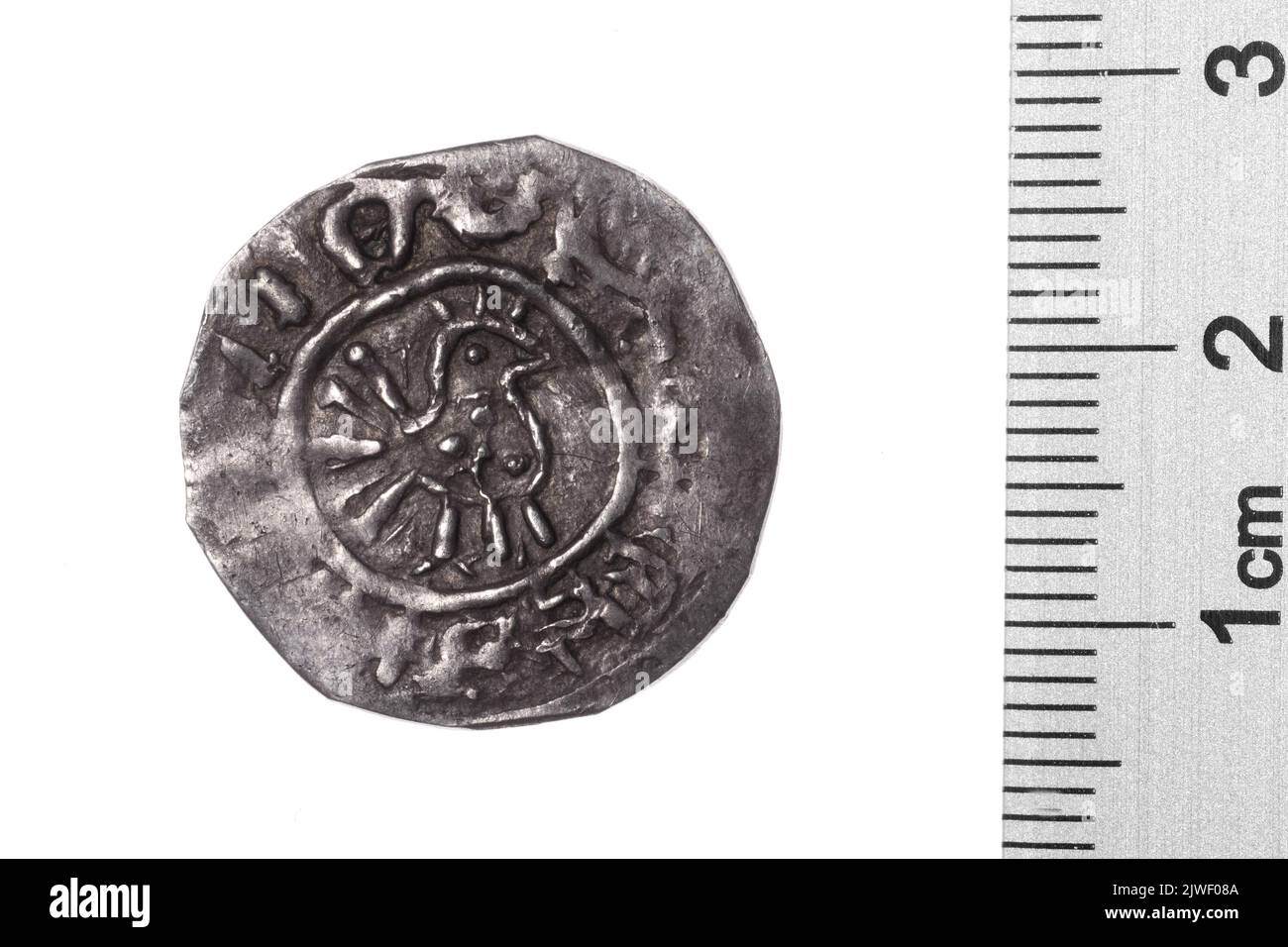 Denar. Bolesław I Chrobry (król Polski ; 992-1025), ruler Stock Photo ...