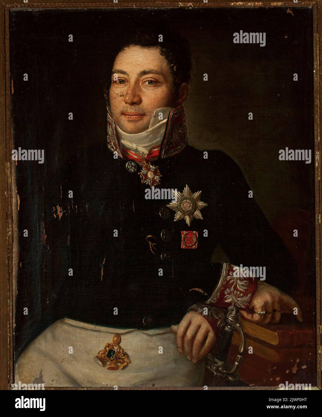 Portrait of a dignitary. nieznany malarz polski, painter Stock Photo ...