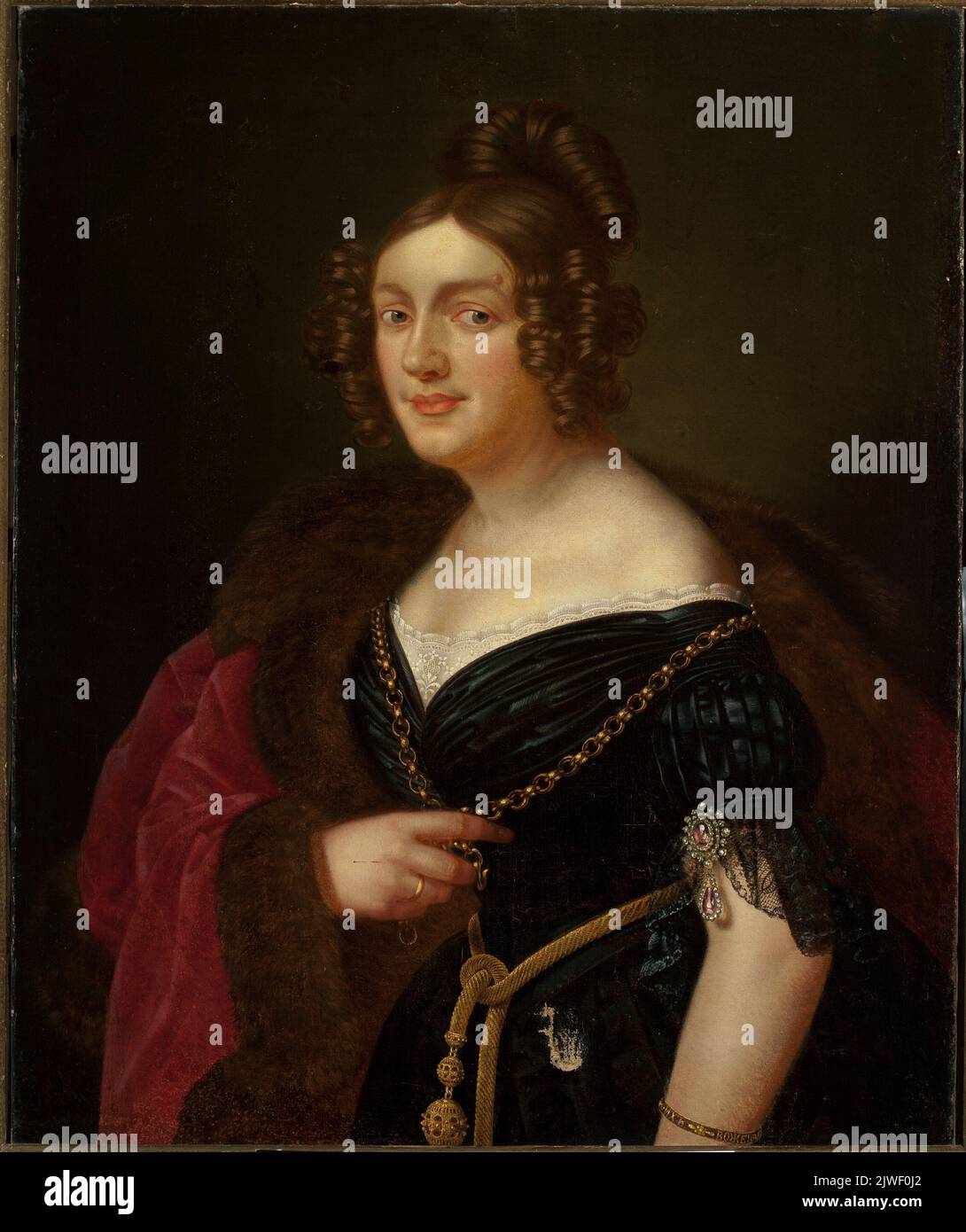 Portrait of a lady. Pfanhauser, Franciszek Jan (1796-1865), painter ...