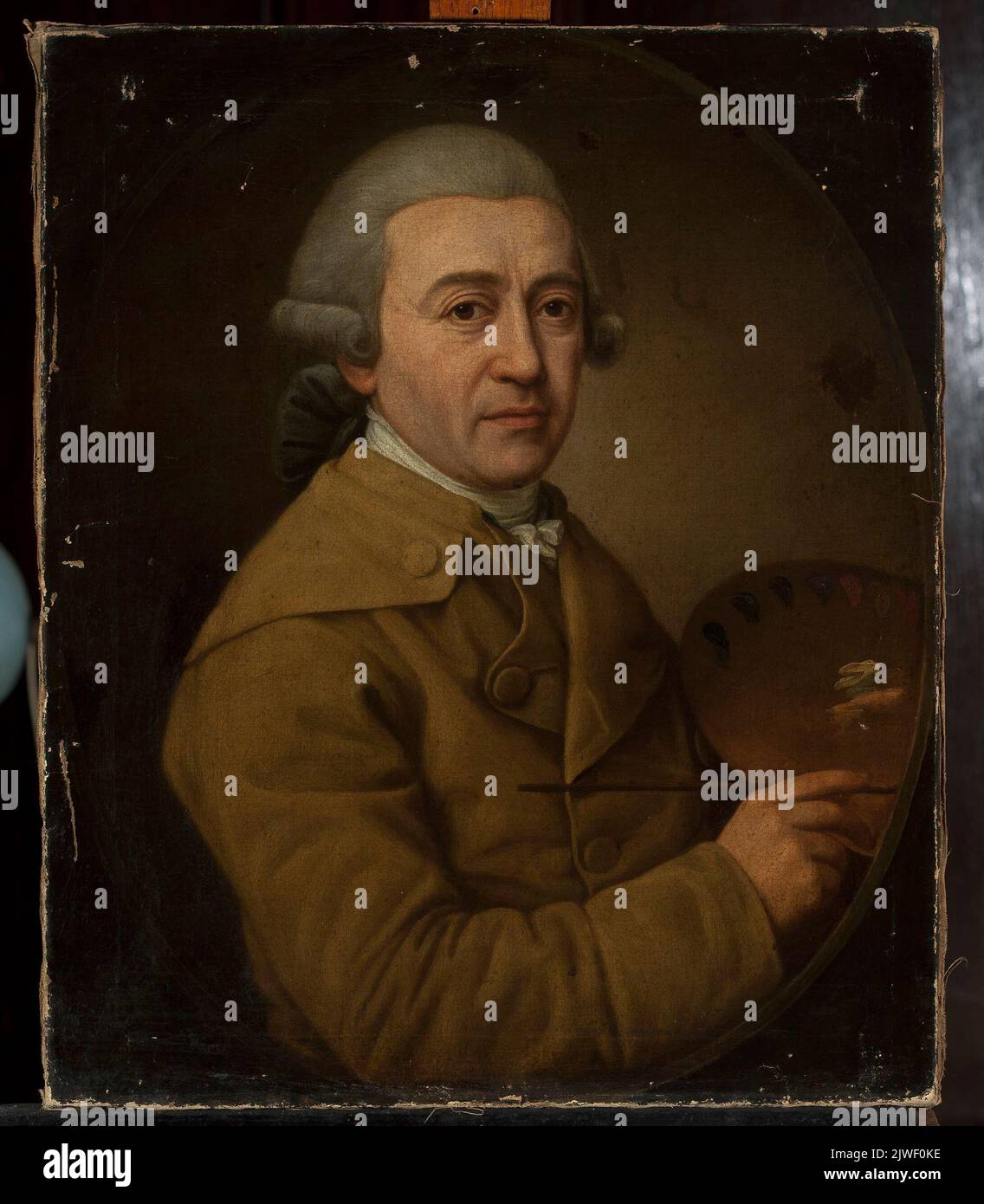 Portrait of Marcello Bacciarelli. nieznany malarz polski, painter Stock ...