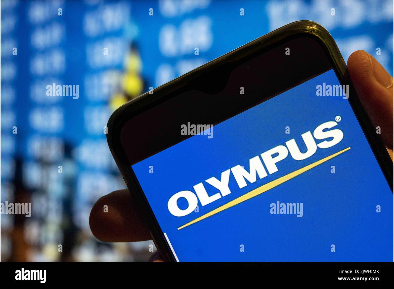Olympus logo hi-res stock photography and images - Alamy