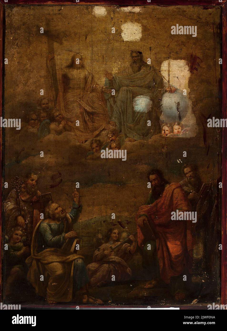 Holy Trinity, sketch. Blank, Antoni (1785-1844), painter Stock Photo ...