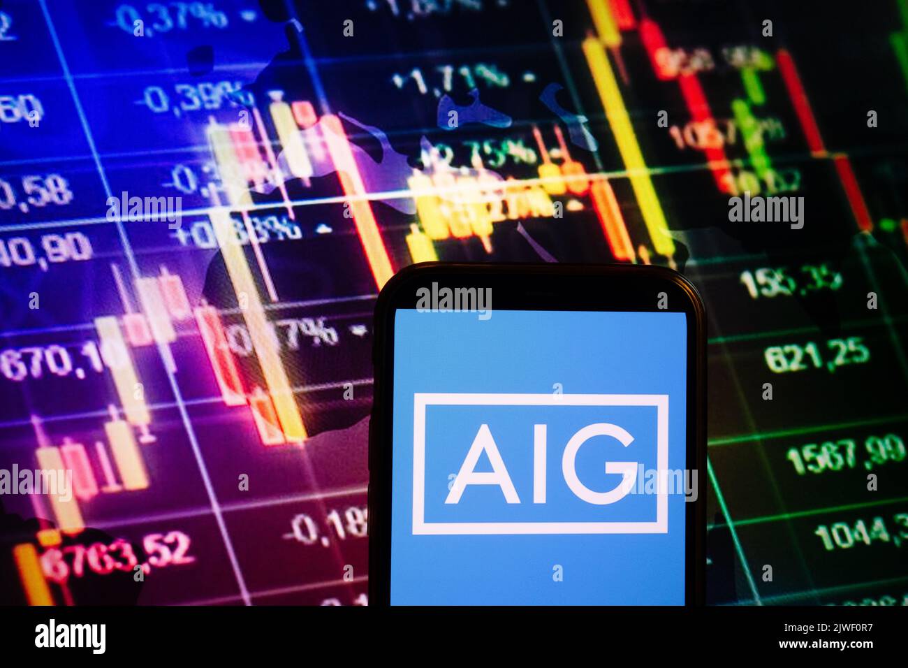 KONSKIE, POLAND - September 04, 2022: Smartphone displaying logo of ...