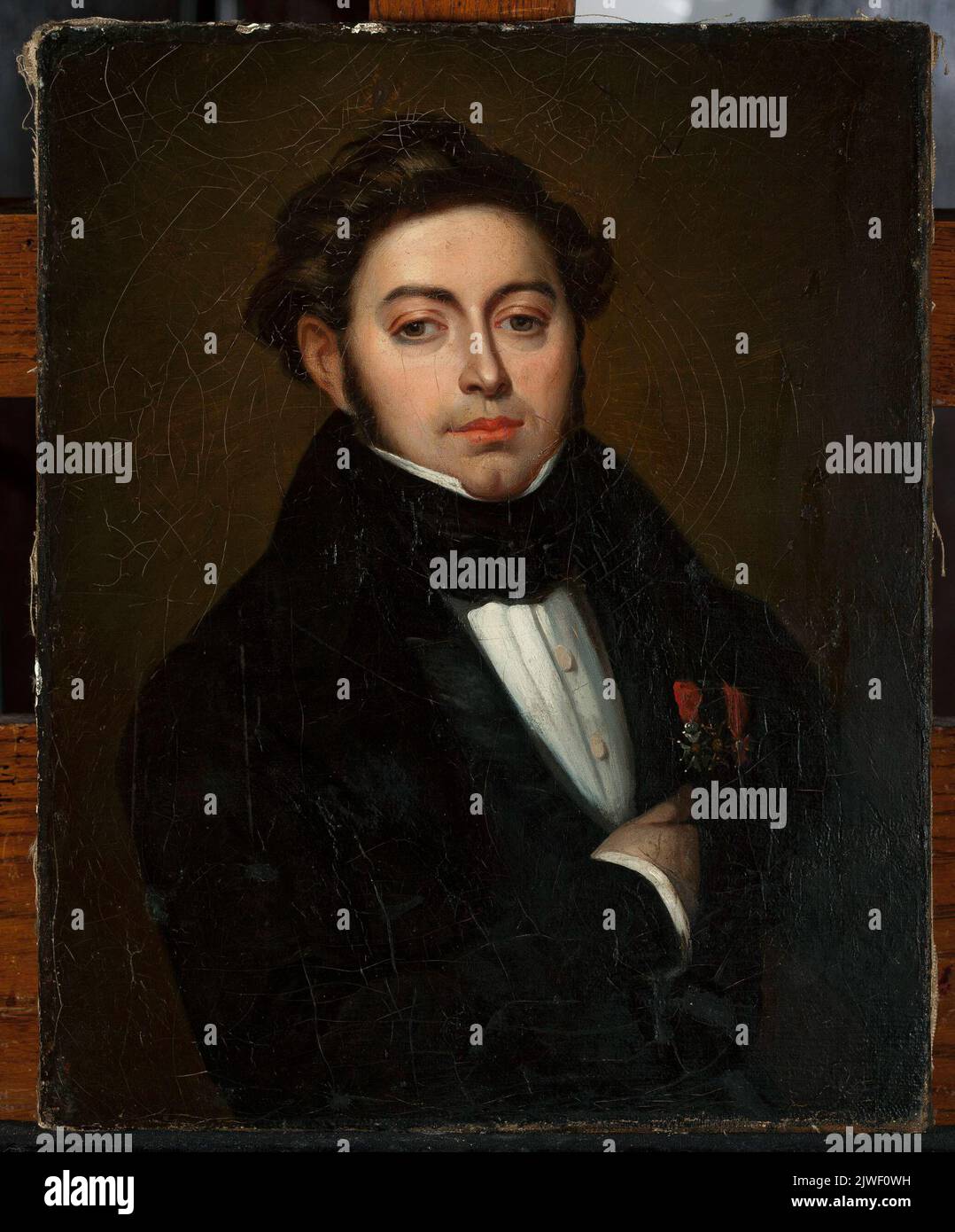 Portrait of Dr. A. Wołowski. unknown, painter Stock Photo - Alamy