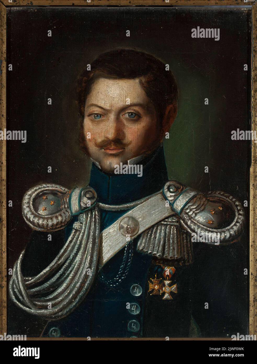 Portrait of an officer, lieutenant of the 4th Uhlan Regiment of the ...