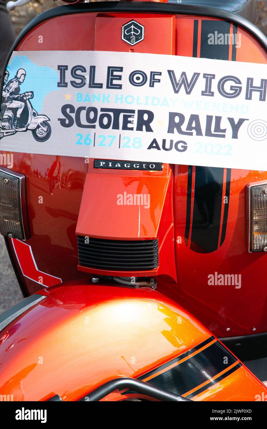 Isle of Wight Scooter Rally 2022 Stock Photo - Alamy