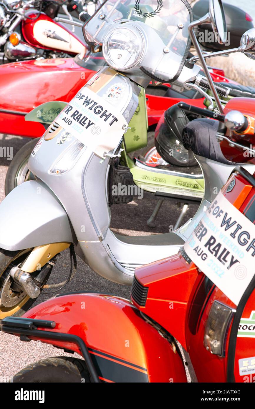 Isle of Wight Scooter Rally 2022 Stock Photo - Alamy