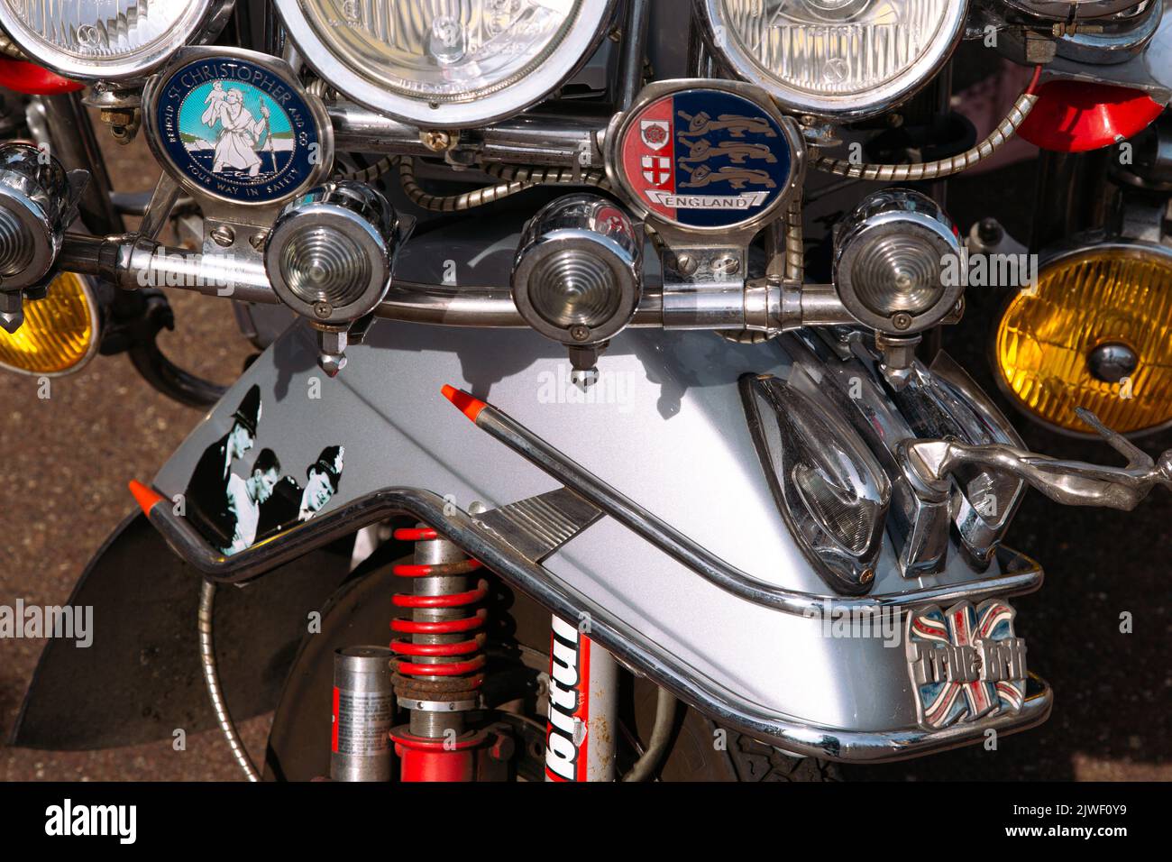 Isle of Wight Scooter Rally 2022 Stock Photo - Alamy