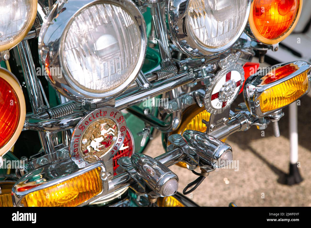 Isle of Wight Scooter Rally 2022 Stock Photo - Alamy
