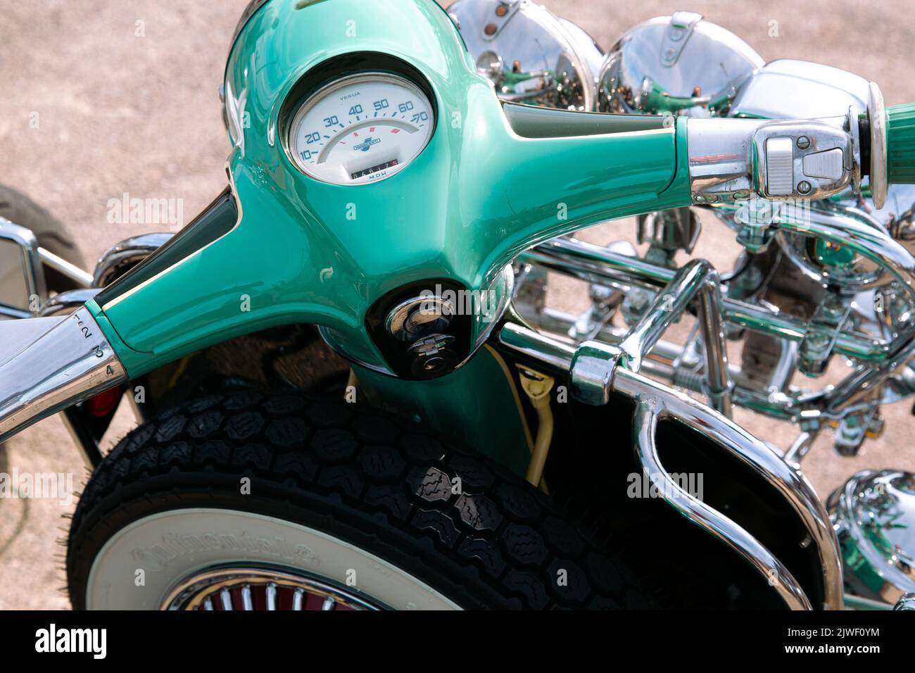 Isle of Wight Scooter Rally 2022 Stock Photo - Alamy