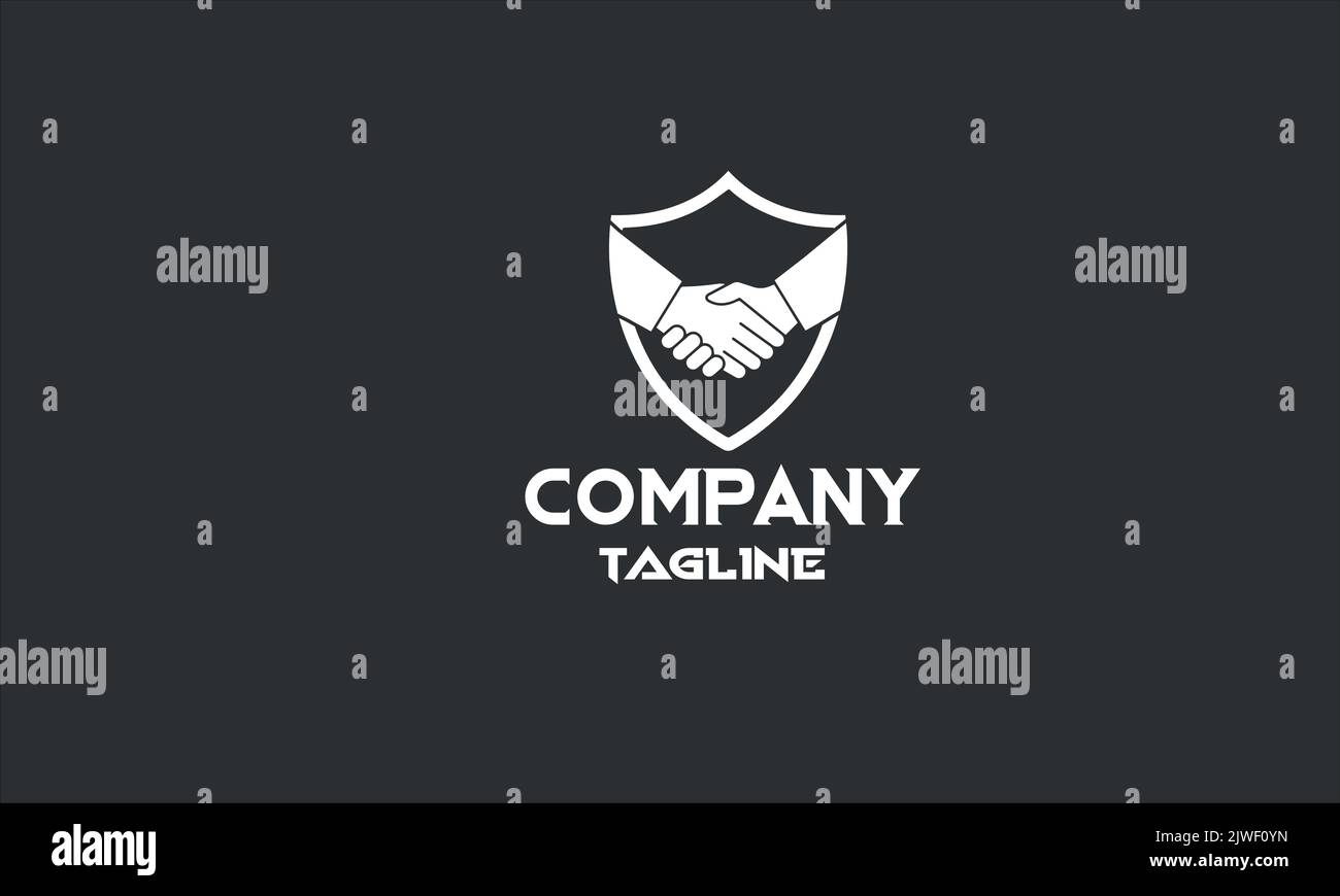 Handshake logo hi-res stock photography and images - Alamy