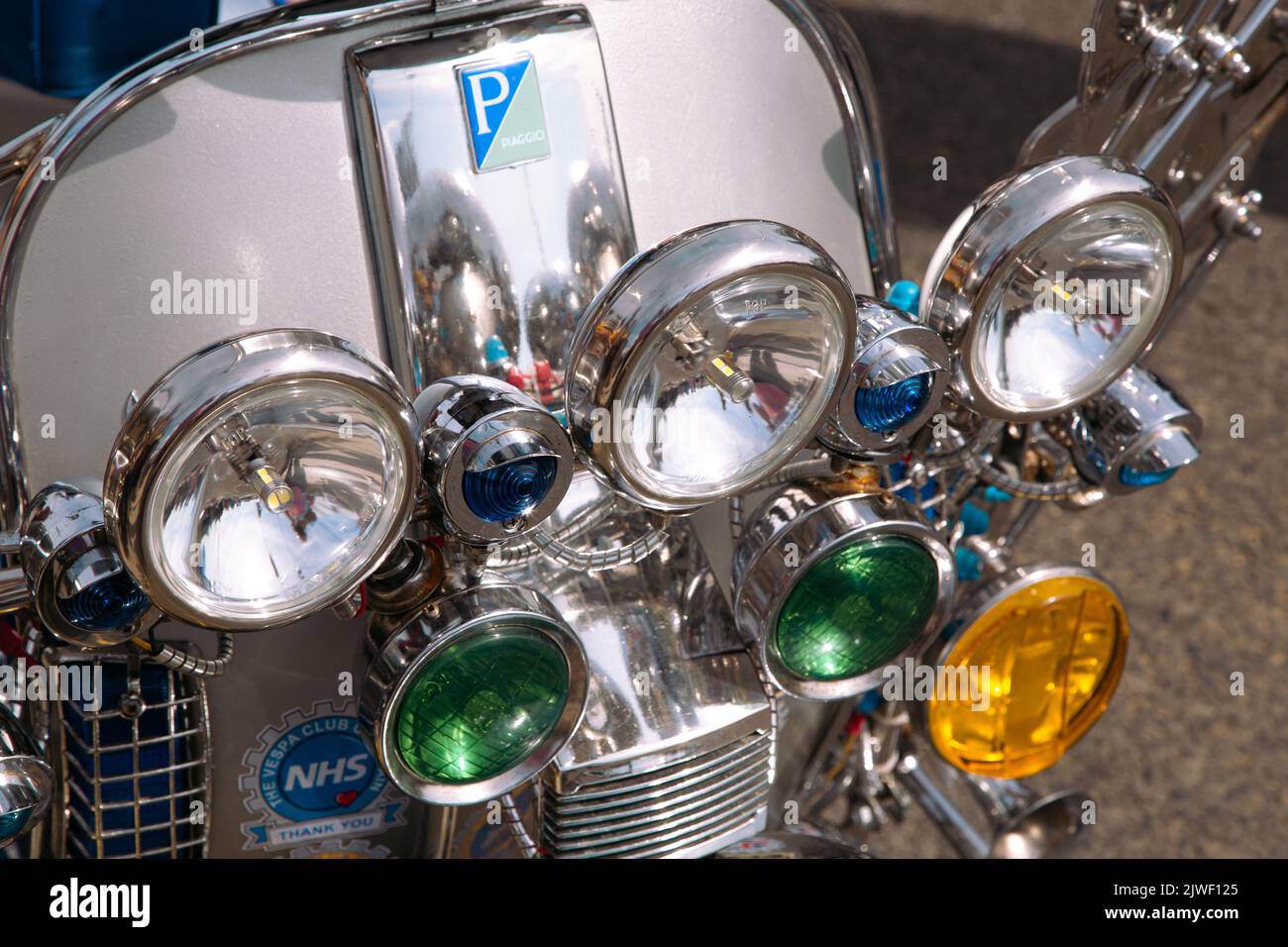 Isle of Wight Scooter Rally 2022 Stock Photo - Alamy