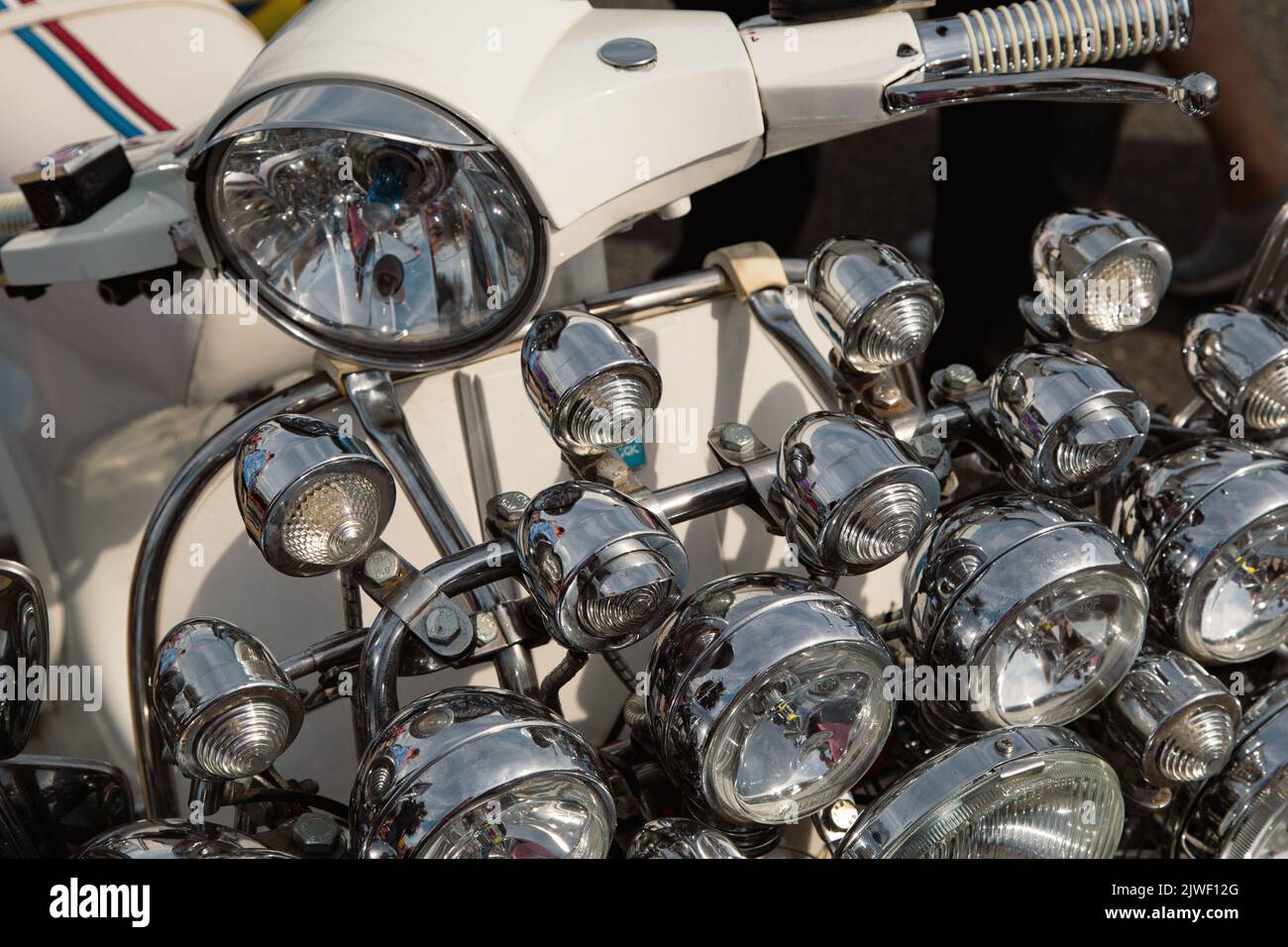 Isle of Wight Scooter Rally 2022 Stock Photo - Alamy
