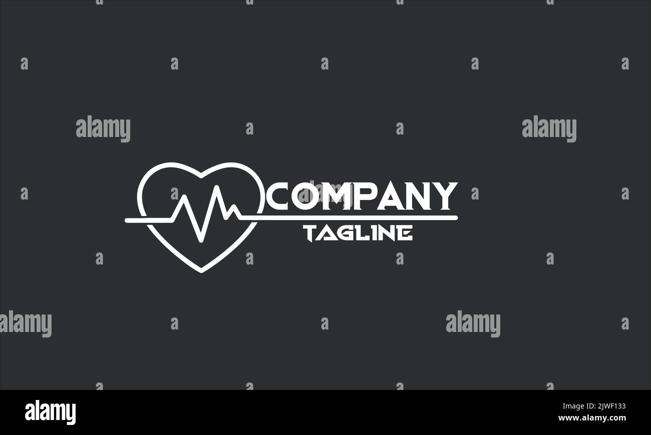 minimal hospital logo template Stock Vector Image & Art - Alamy