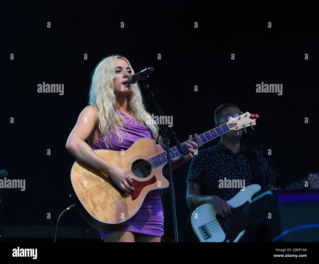 September 4, 2022, Portsmouth, Virginia, USA: MEGAN MORONEY brings some ...