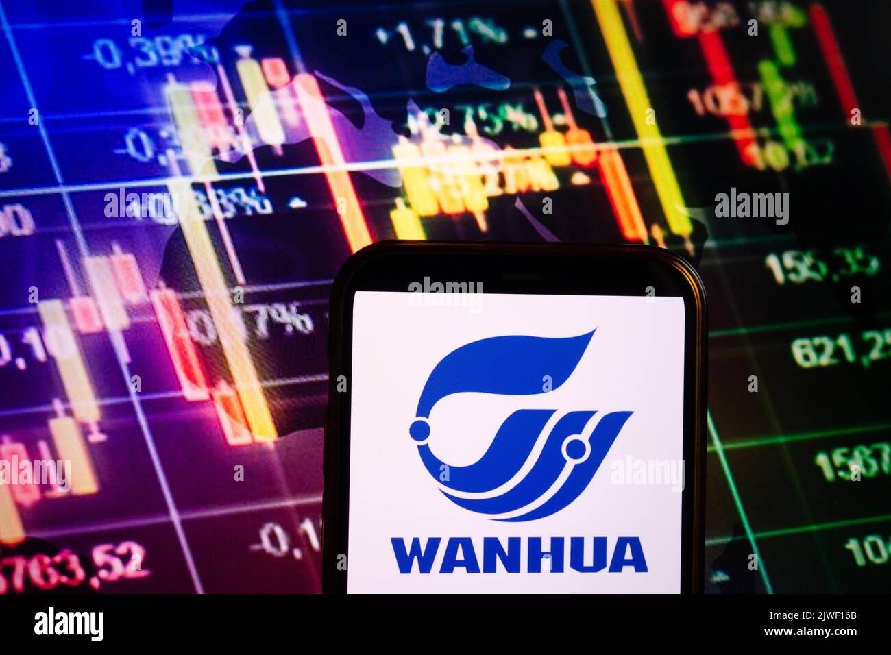 KONSKIE, POLAND - September 04, 2022: Smartphone displaying logo of ...