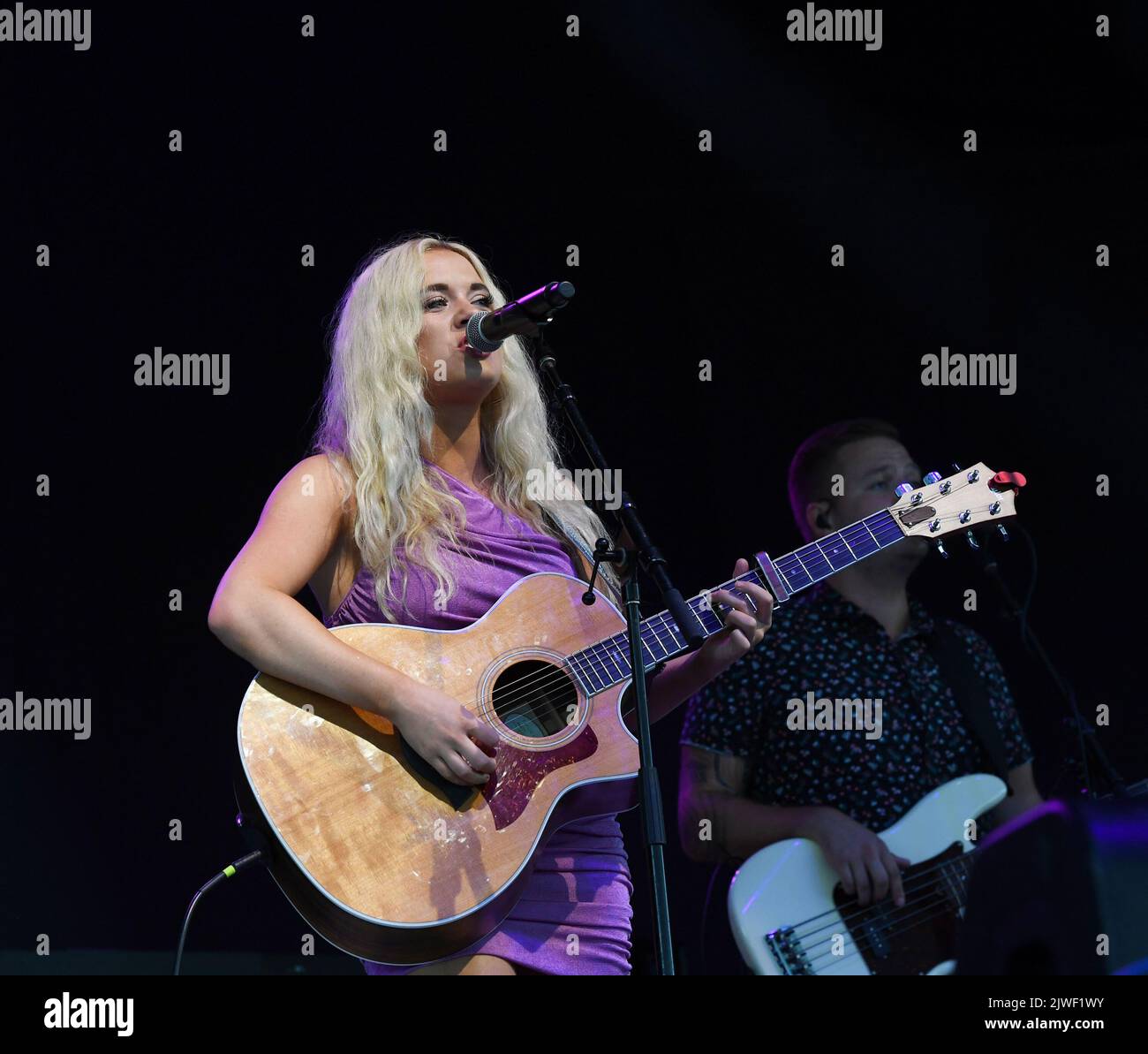 September 4, 2022, Portsmouth, Virginia, USA: MEGAN MORONEY brings some ...