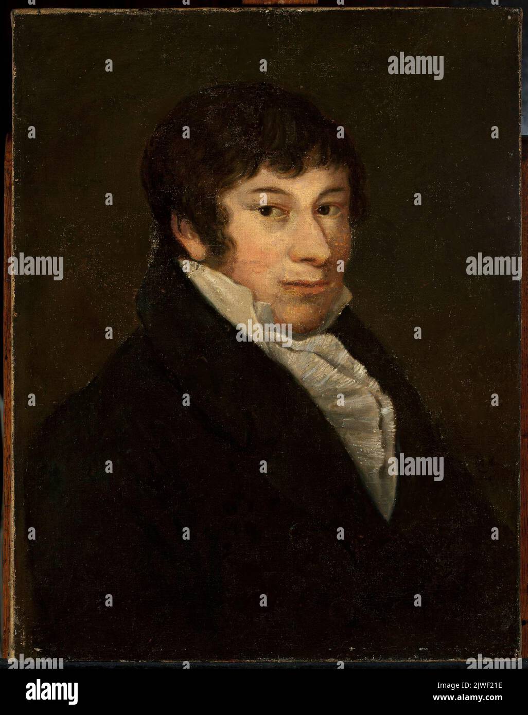 Portrait of Tadeusz Gutkowski. unknown, painter Stock Photo - Alamy