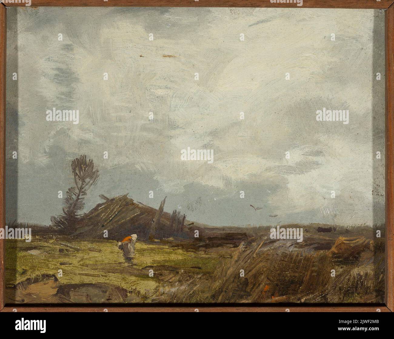 Countryside landscape with a hut. Kochanowski, Roman Kazimierz (1857 ...