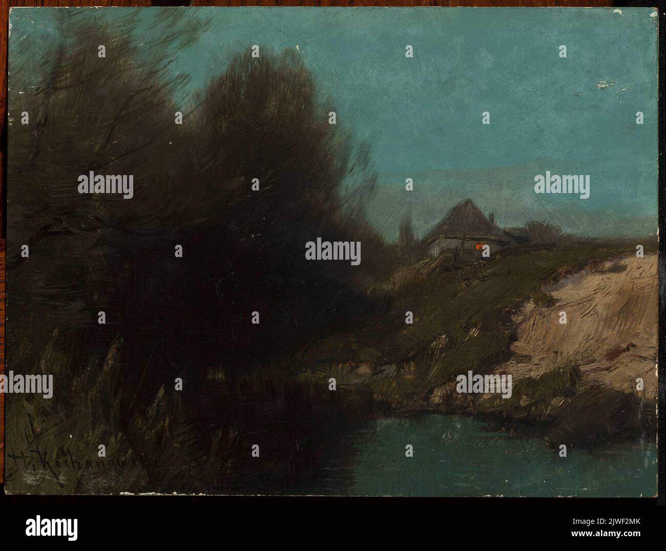 Landscape with a cottage. Kochanowski, Roman Kazimierz (1857-1945 ...