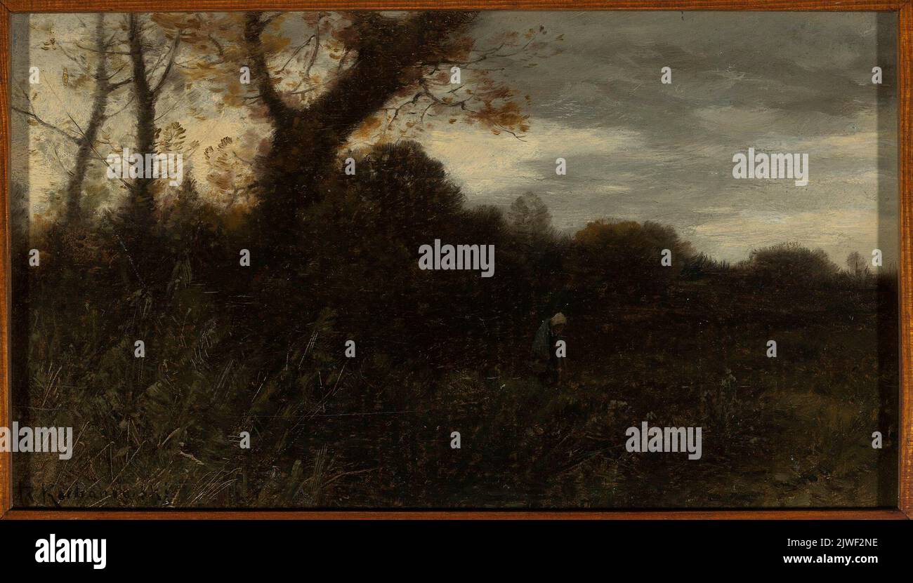 Landscape. Kochanowski, Roman Kazimierz (1857-1945), painter Stock ...