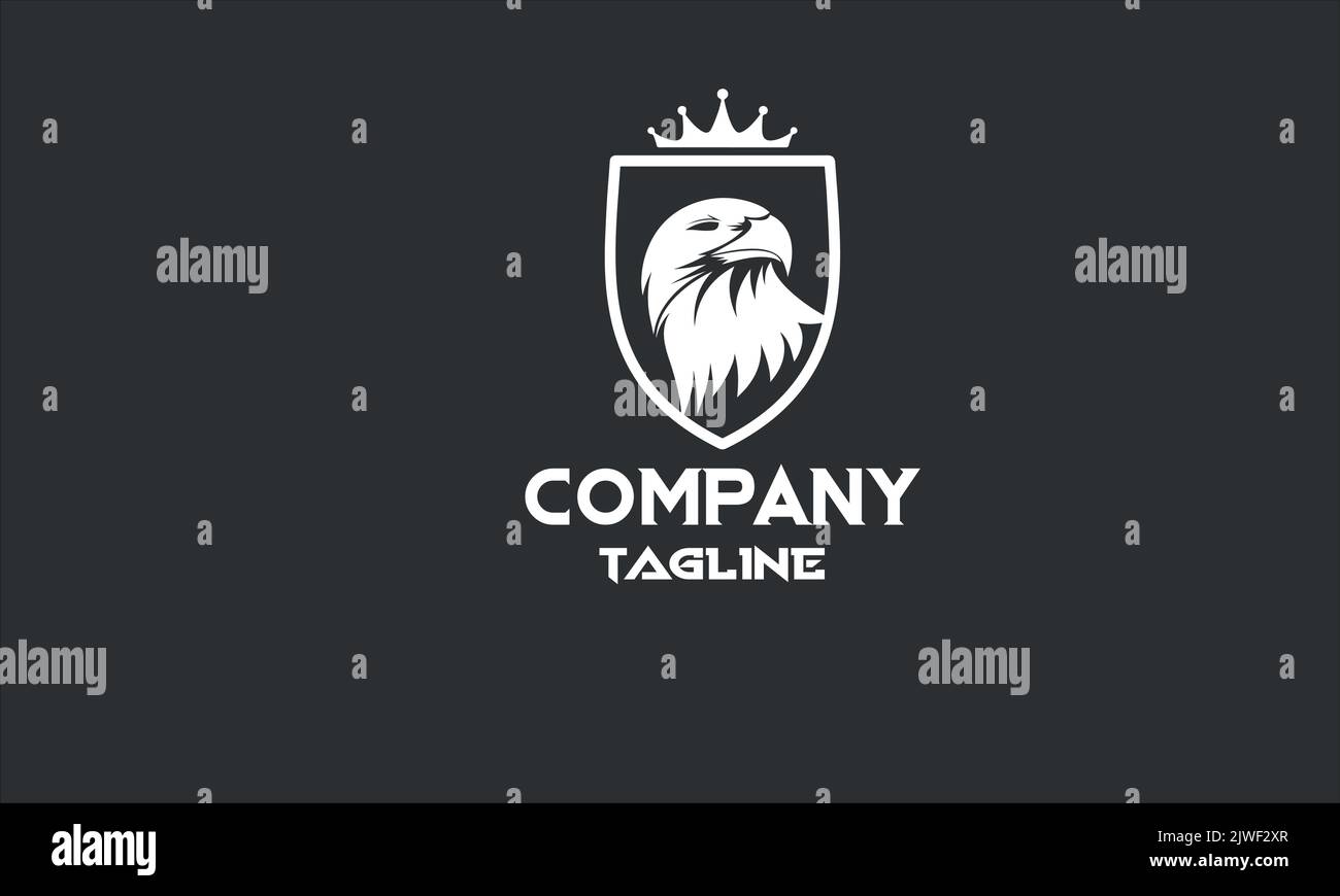 Eagle logo hi-res stock photography and images - Alamy