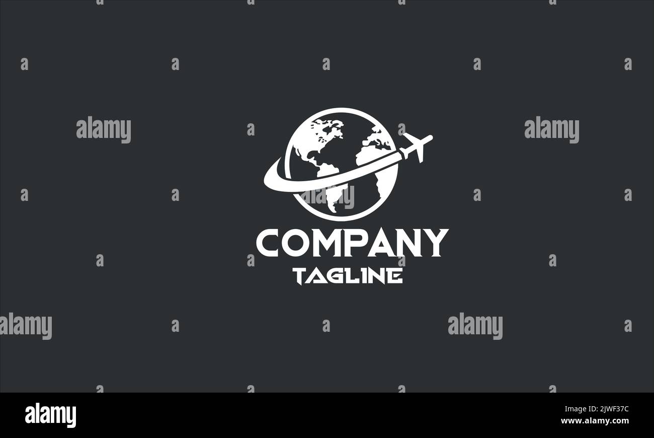 minimal tourism logo template Stock Vector Image & Art - Alamy