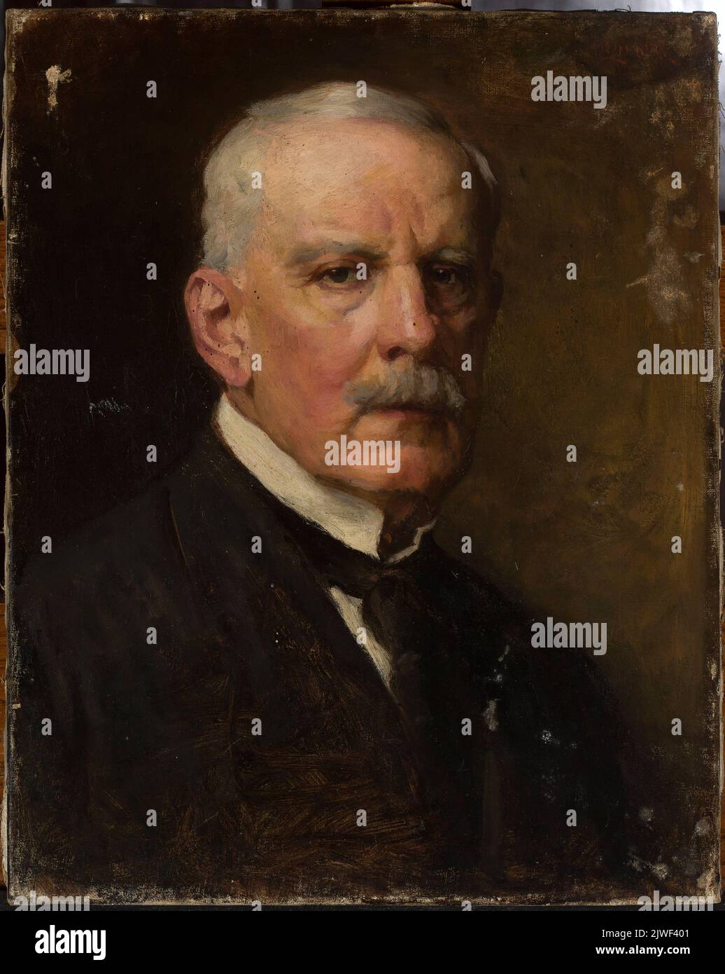 Portrait of an old man. Horowitz, Leopold (1838-1917), painter Stock ...