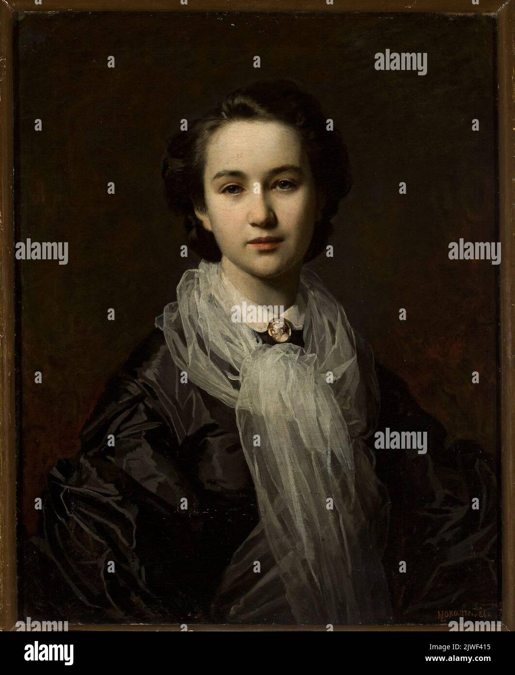 Portrait of Jadwiga Dembowska (ca. 1830–?), chatelaine. Horowitz ...