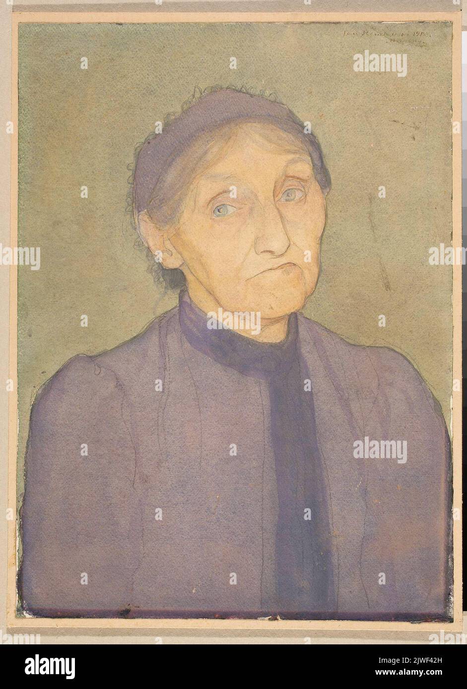 Portrait of the artist’s mother. Rembowski, Jan (1879-1923 ...