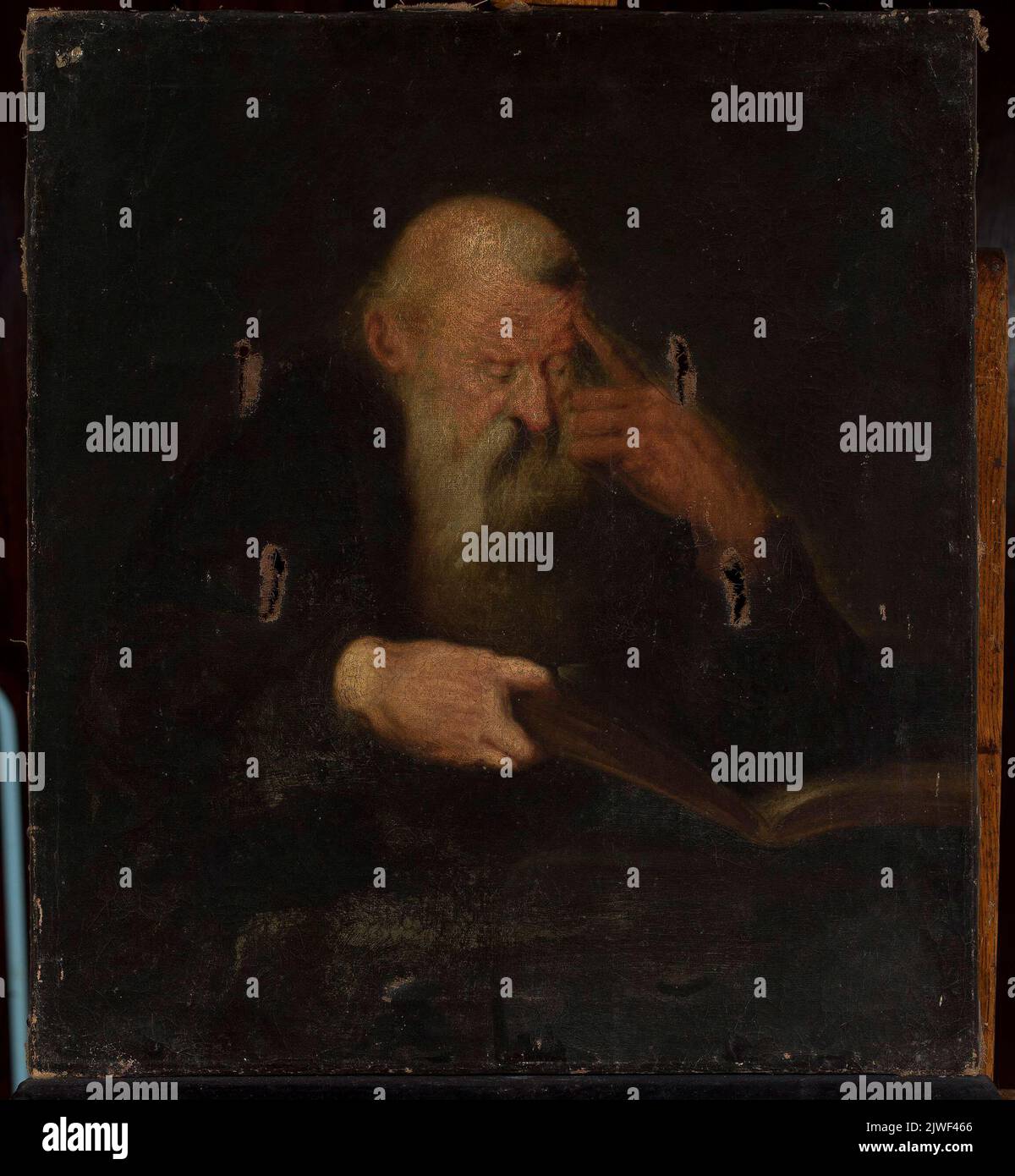 Portrait of Nestor Peczerski, Basilian monk. nieznany malarz polski ...