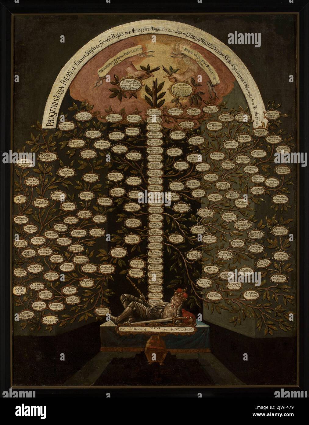 Family tree of the Piasts of Brieg-Liegnitz. Tscherning Dawid (1610 ...