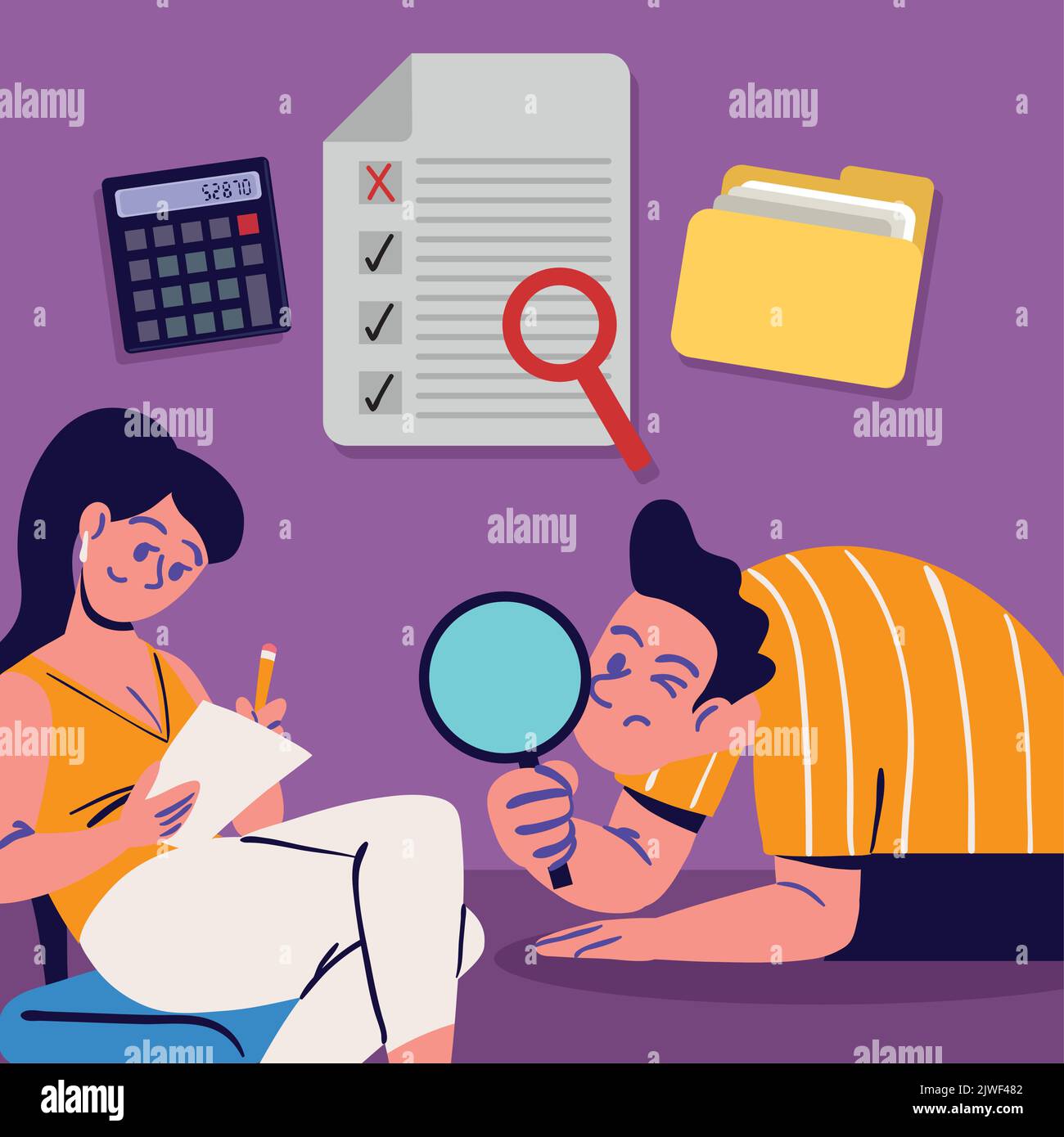 Audit working paper Stock Vector Images - Alamy