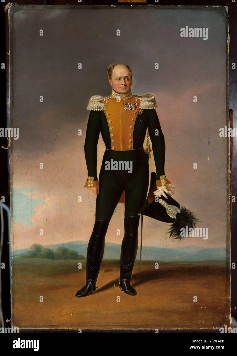 Portrait of Tsar Alexander I. unknown, painter Stock Photo - Alamy
