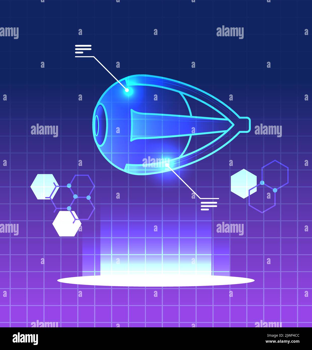virtual anatomical eye structure human body internal organ anatomy ...