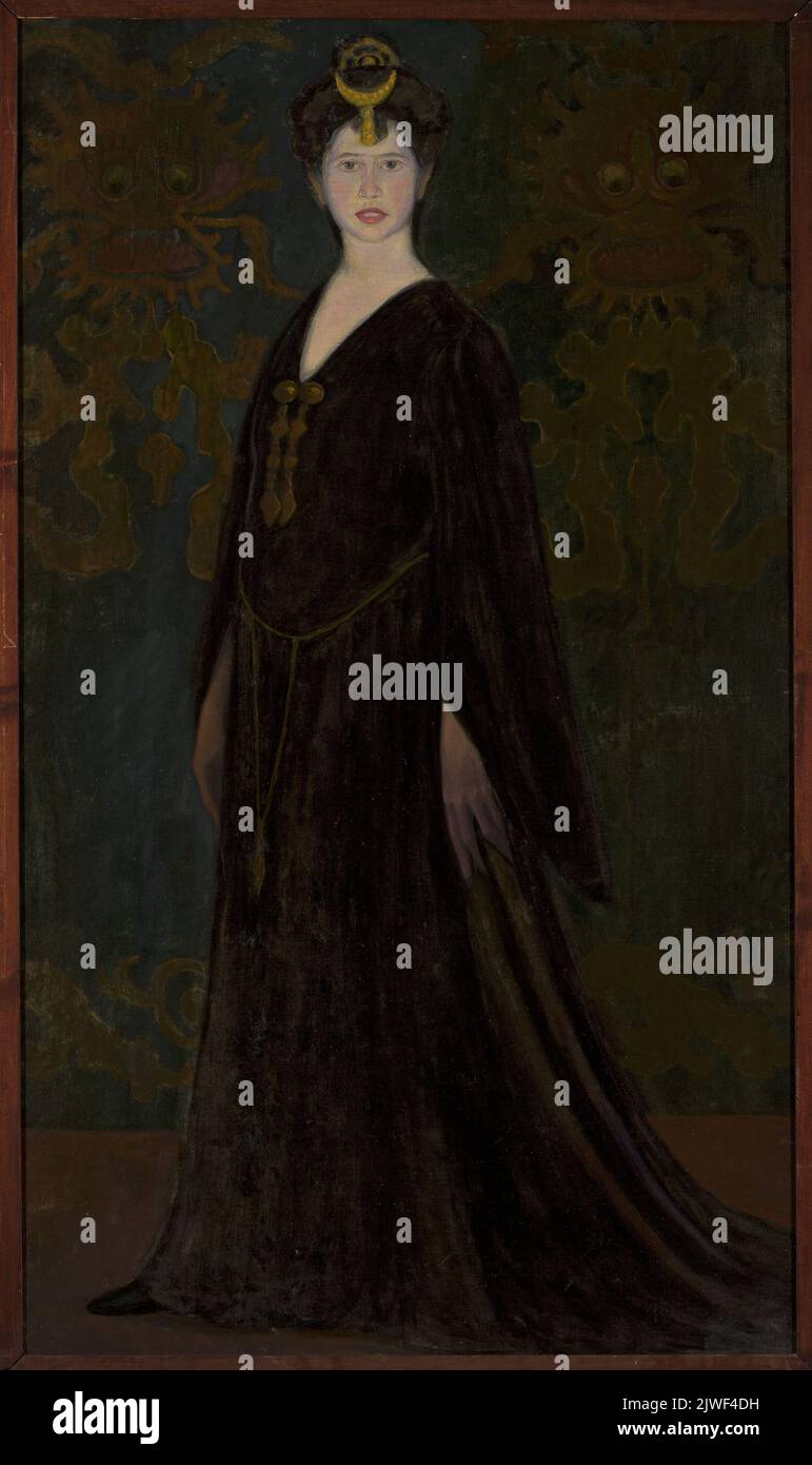 Portrait of Alina Glass née Bondy. Rembowski, Jan (1879-1923), painter ...