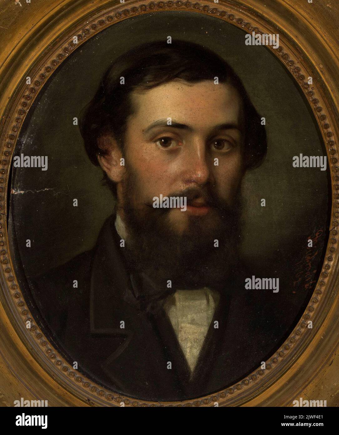 Portrait of Walery Mroczkowski “Ostrogi", insurgent. Biedroński, Leon ...