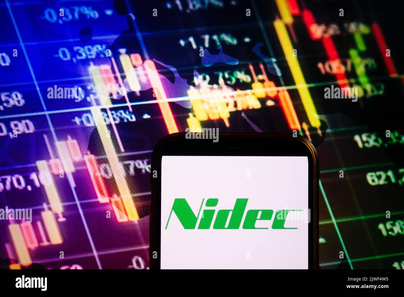 KONSKIE, POLAND - September 04, 2022: Smartphone displaying logo of ...