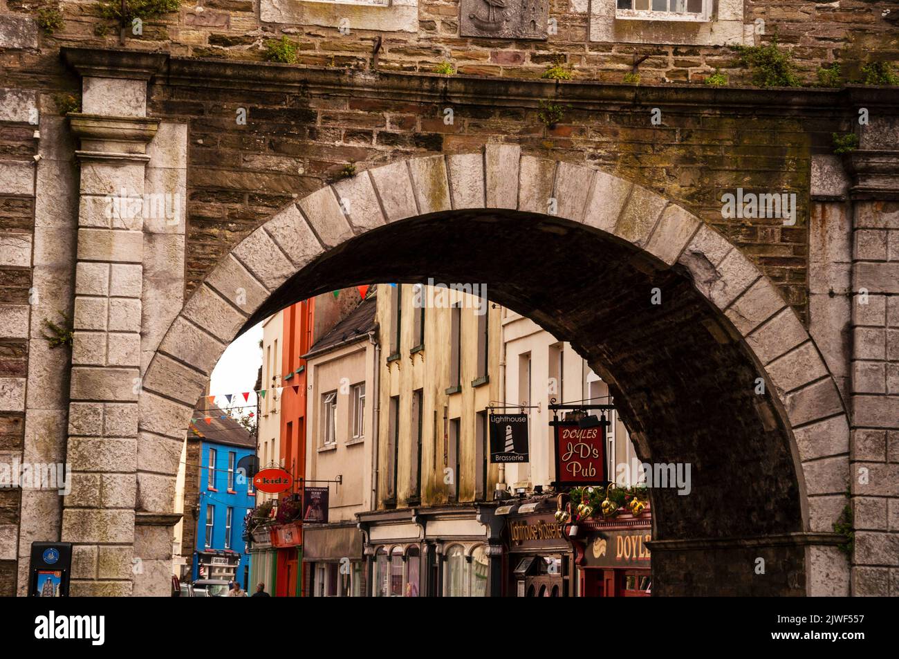 Arched Clock Gate Tower of Youghal, Ireland Stock Photo - Alamy