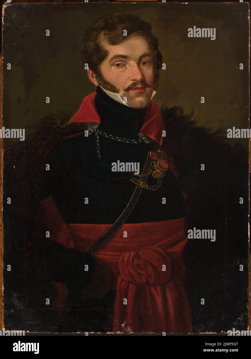 Portrait of an officer. unknown, painter Stock Photo - Alamy