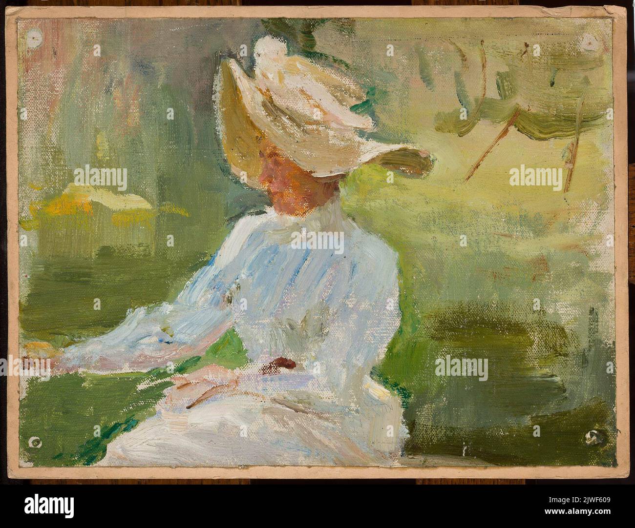 Portrait of Eugenia Alexandra Rubtsov, mother of the painter Rubtsov ...