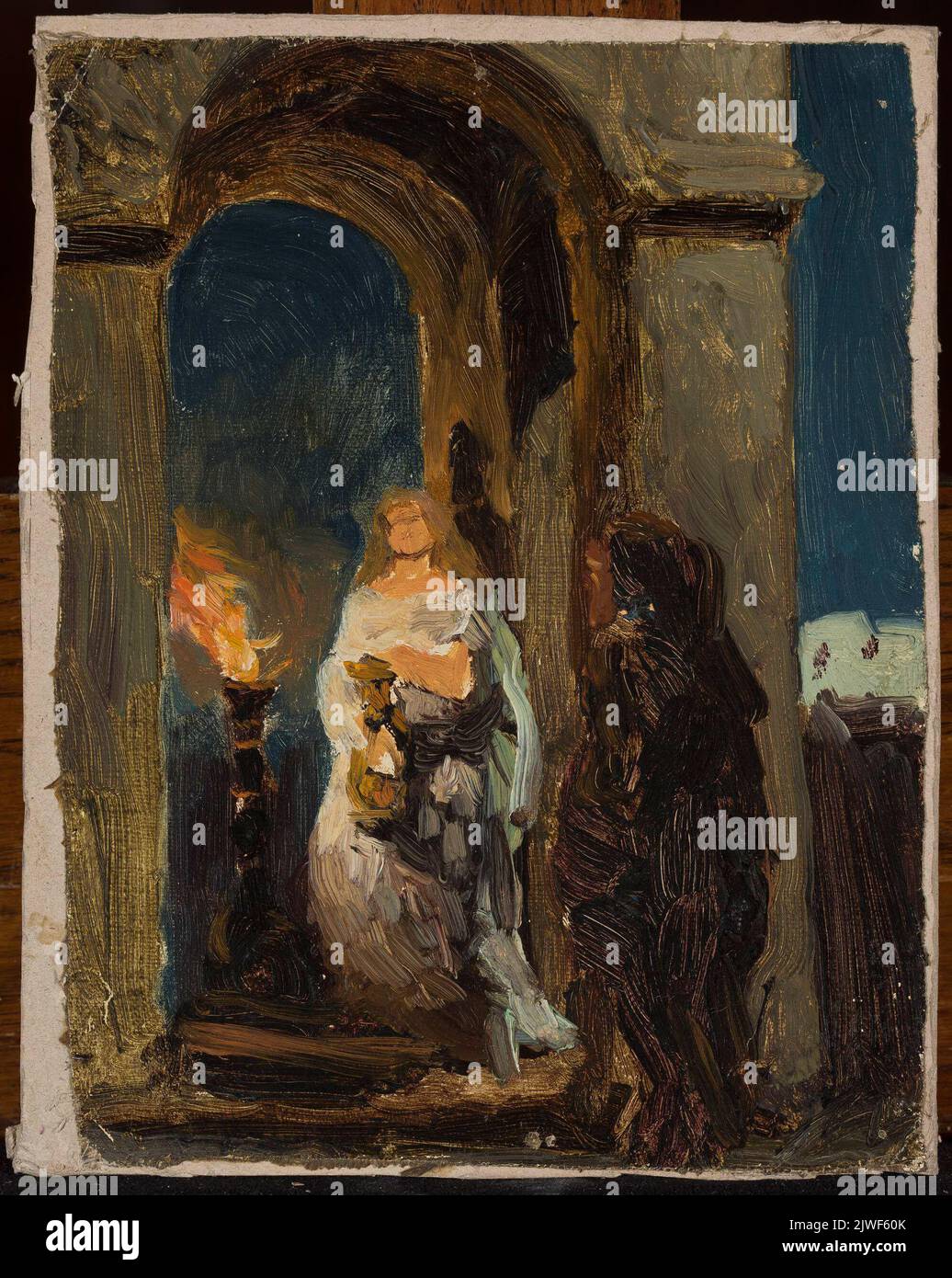 Academic sketch. Ciągliński, Jan (1858-1913), painter Stock Photo - Alamy