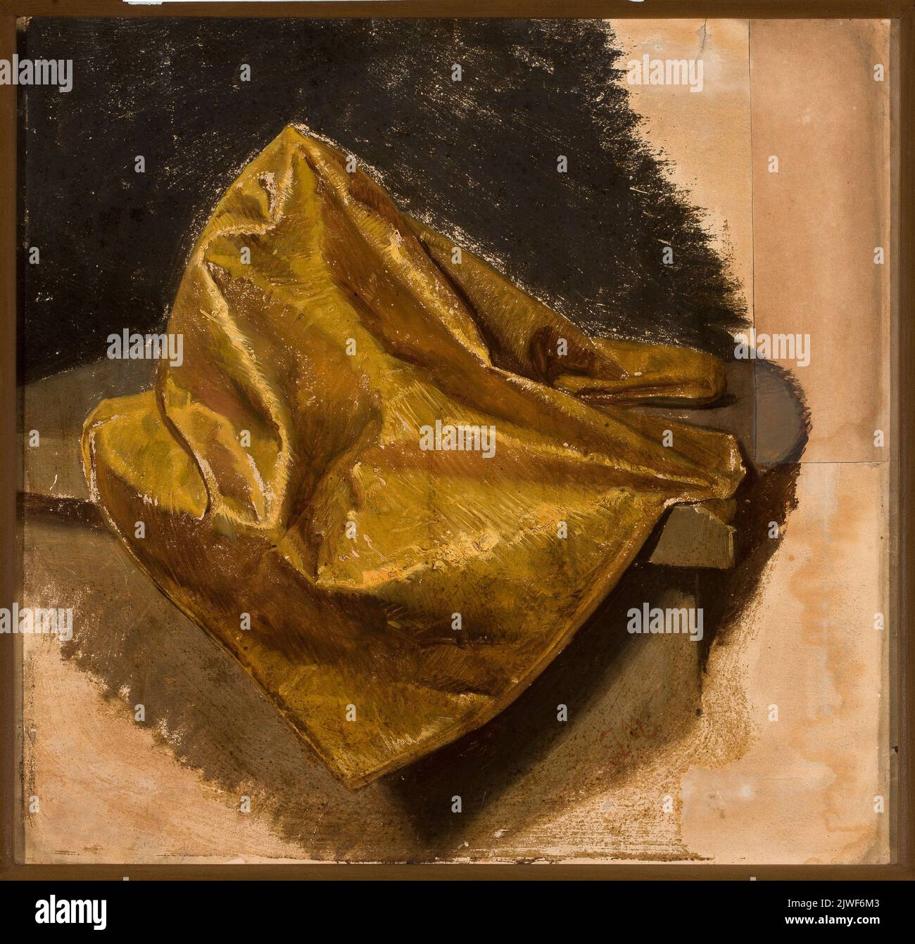 Golden fabric, study for men's attire. Matejko, Jan (1838-1893 ...