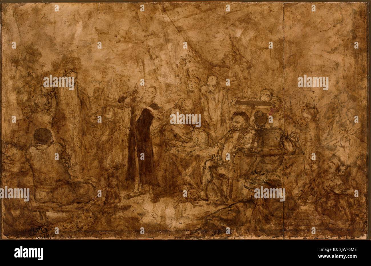 The Babin Republic, sketch. Matejko, Jan (1838-1893), painter Stock ...