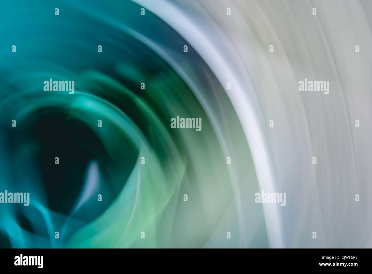 Waves and twists. Abstract swirl, background banner in turquoise blue ...